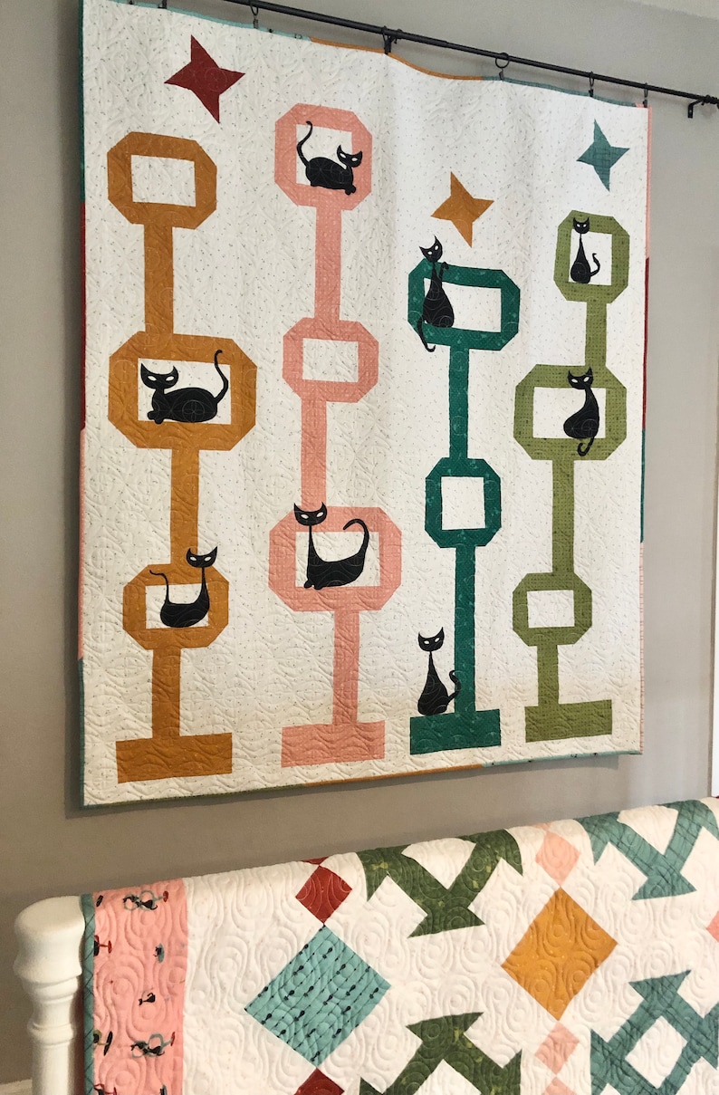 Mod Meow Paper Quilt Pattern - Etsy