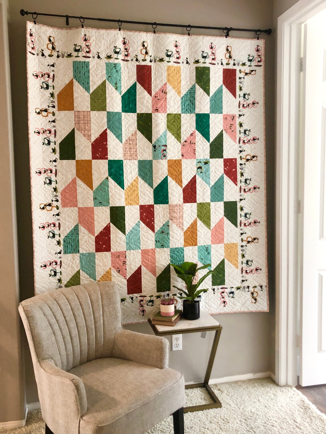 Mod Tiles PAPER Quilt Pattern | Etsy