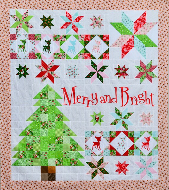 Merry and Bright PDF Quilt Pattern - Etsy