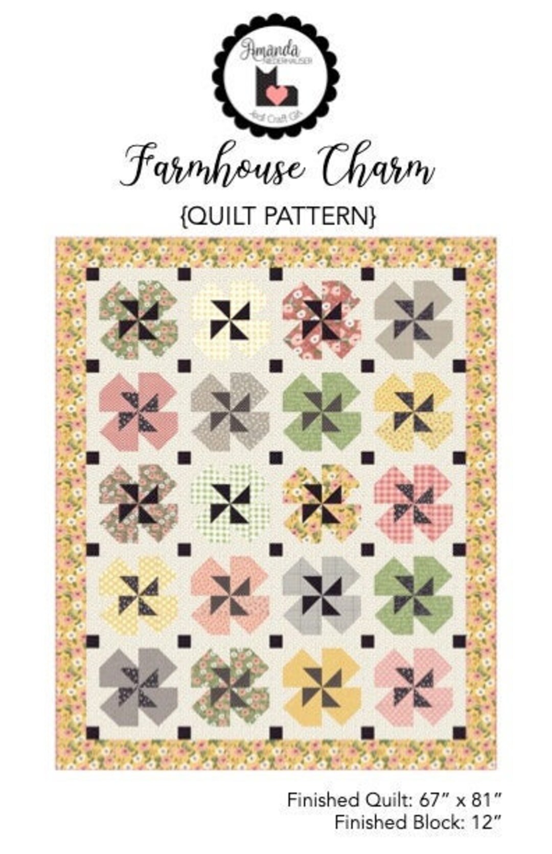 Farmhouse Charm PDF Quilt Pattern - Etsy