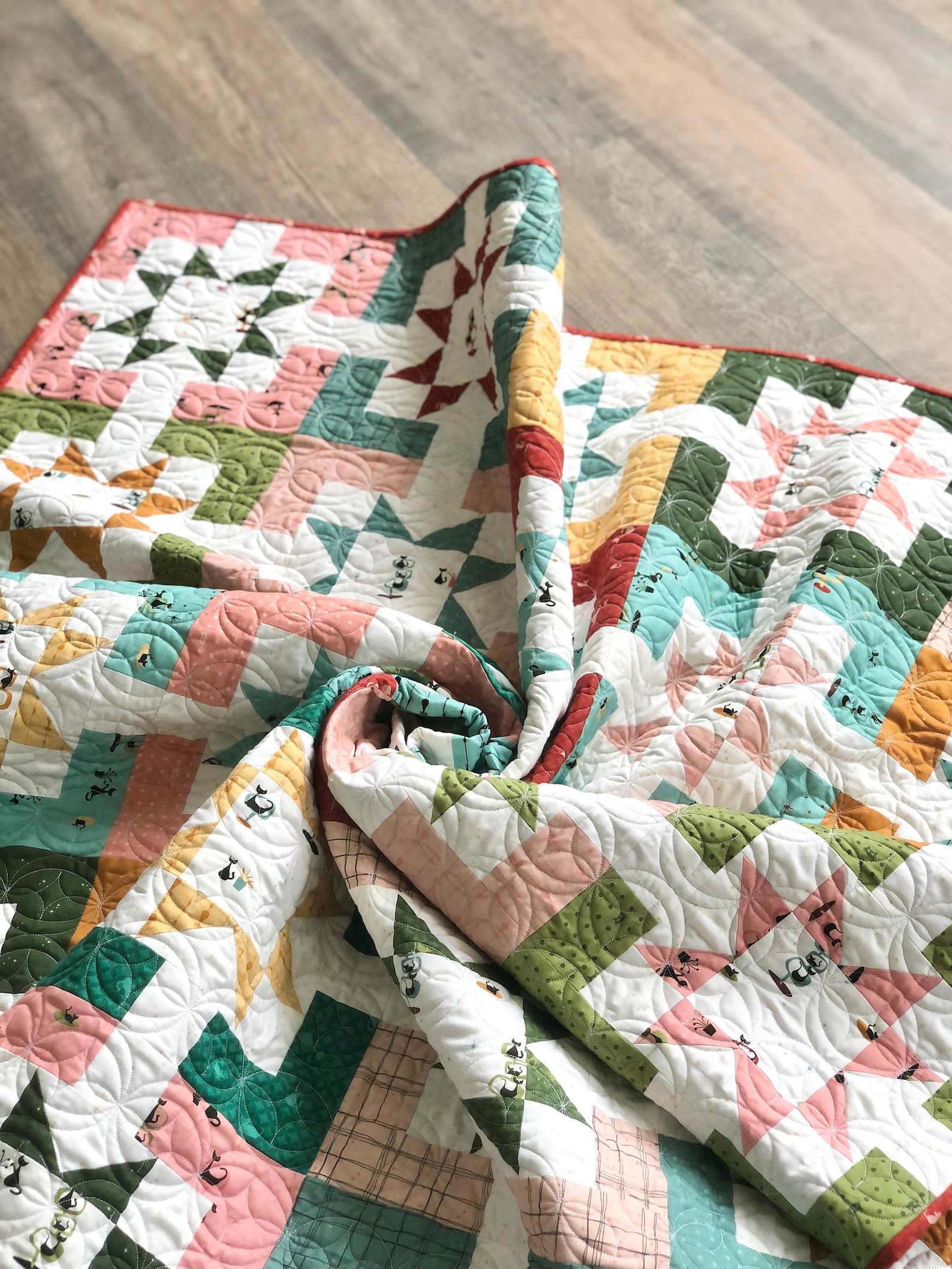 Mod Stars Paper Quilt Pattern - Etsy
