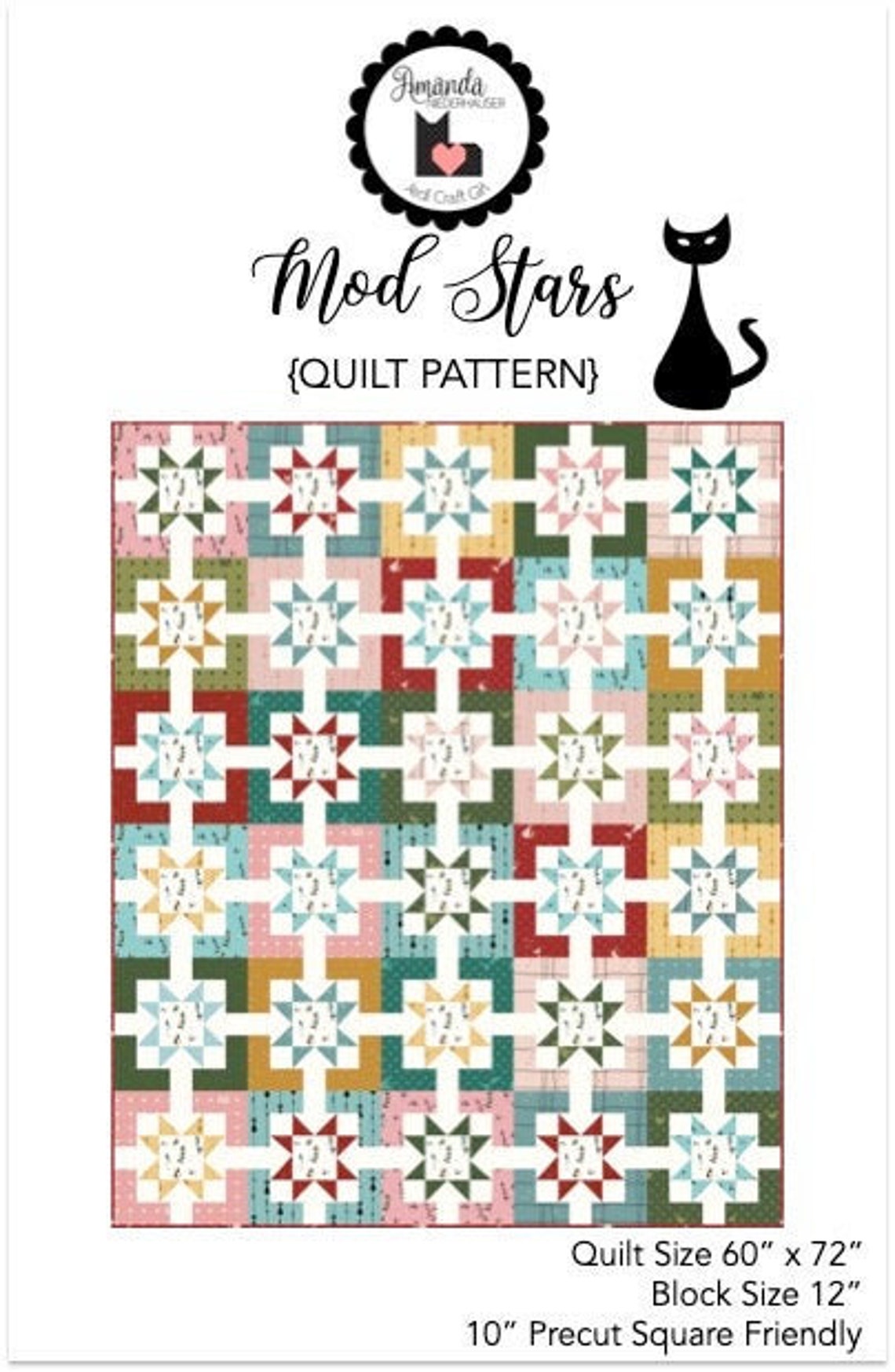 Mod Stars Paper Quilt Pattern - Etsy