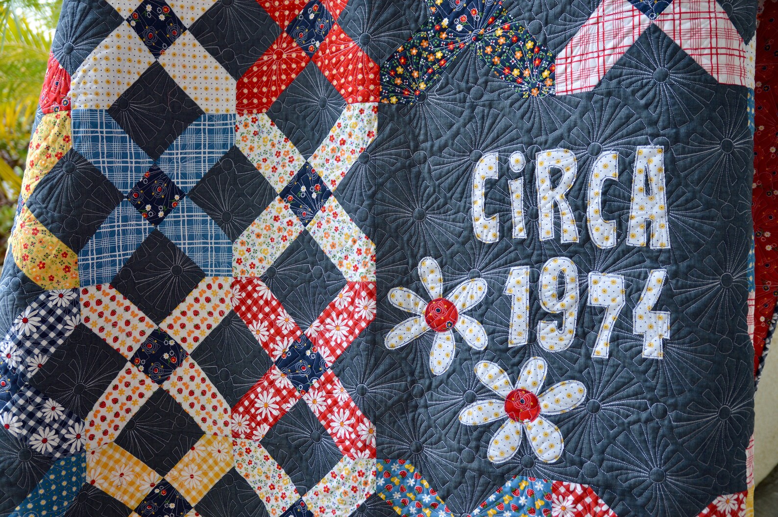 Circa 1974 PDF Quilt Pattern Retro Quilt Pattern Quilt - Etsy