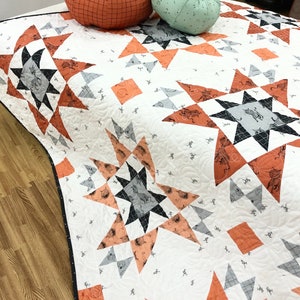 October Stars Quilt PAPER Pattern - Etsy