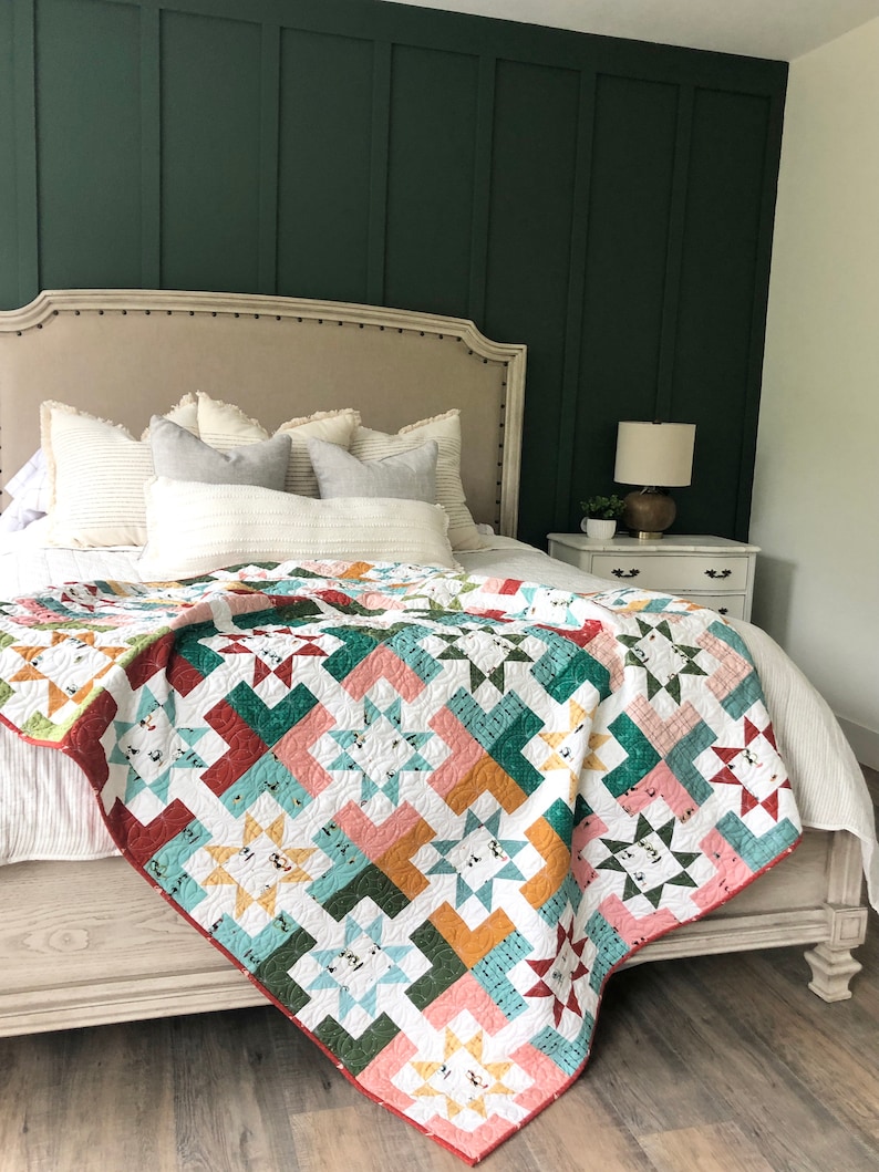 Mod Stars PDF Quilt Pattern - Etsy