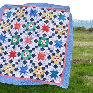 Sunny Days Quilt Pattern, PDF Quilt Pattern for Instant Download - Etsy