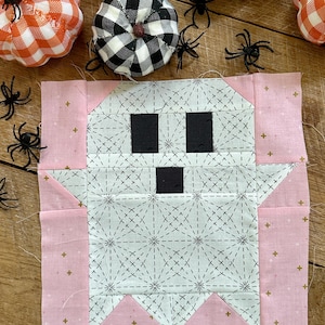 Scaredy Ghost Quilt Block PDF Pattern - Etsy