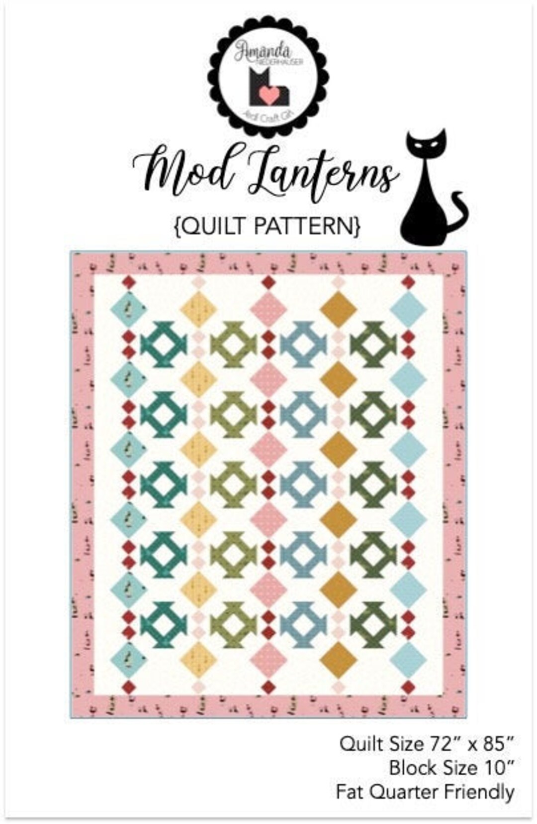 Mod Lanterns PDF Quilt Pattern - Etsy