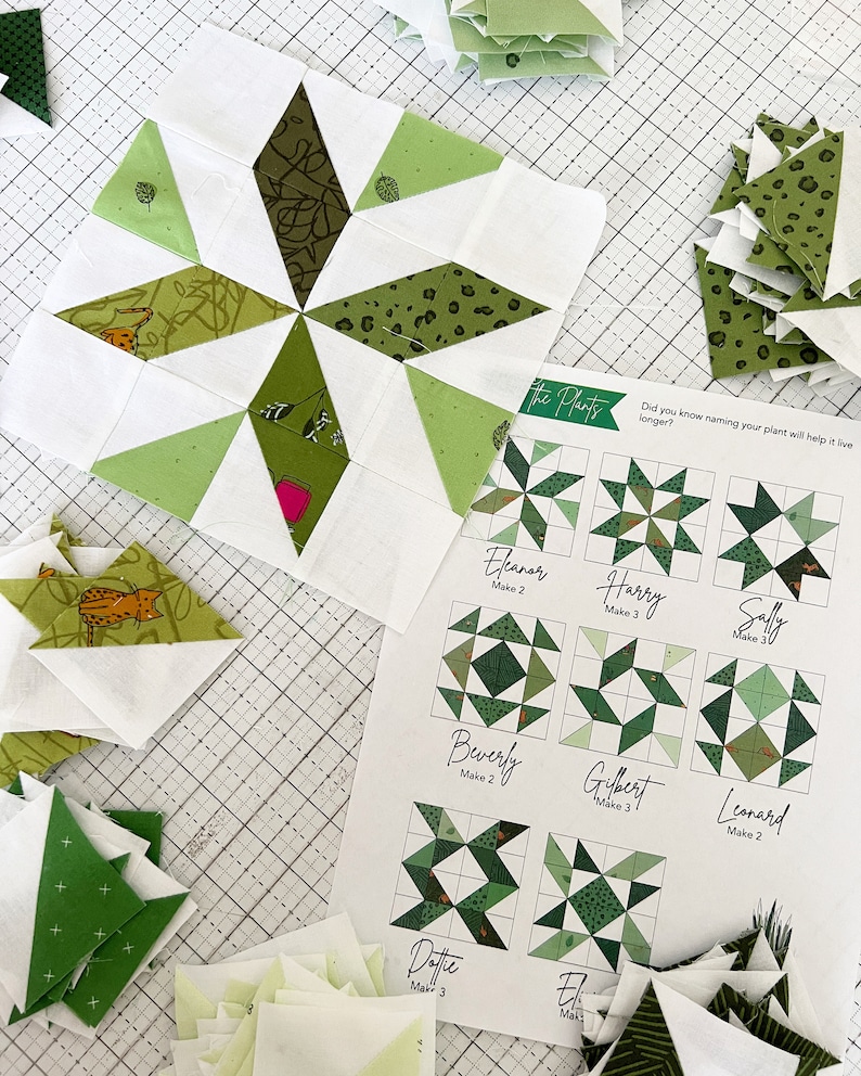 Plant Life Quilt Pattern PDF - Etsy