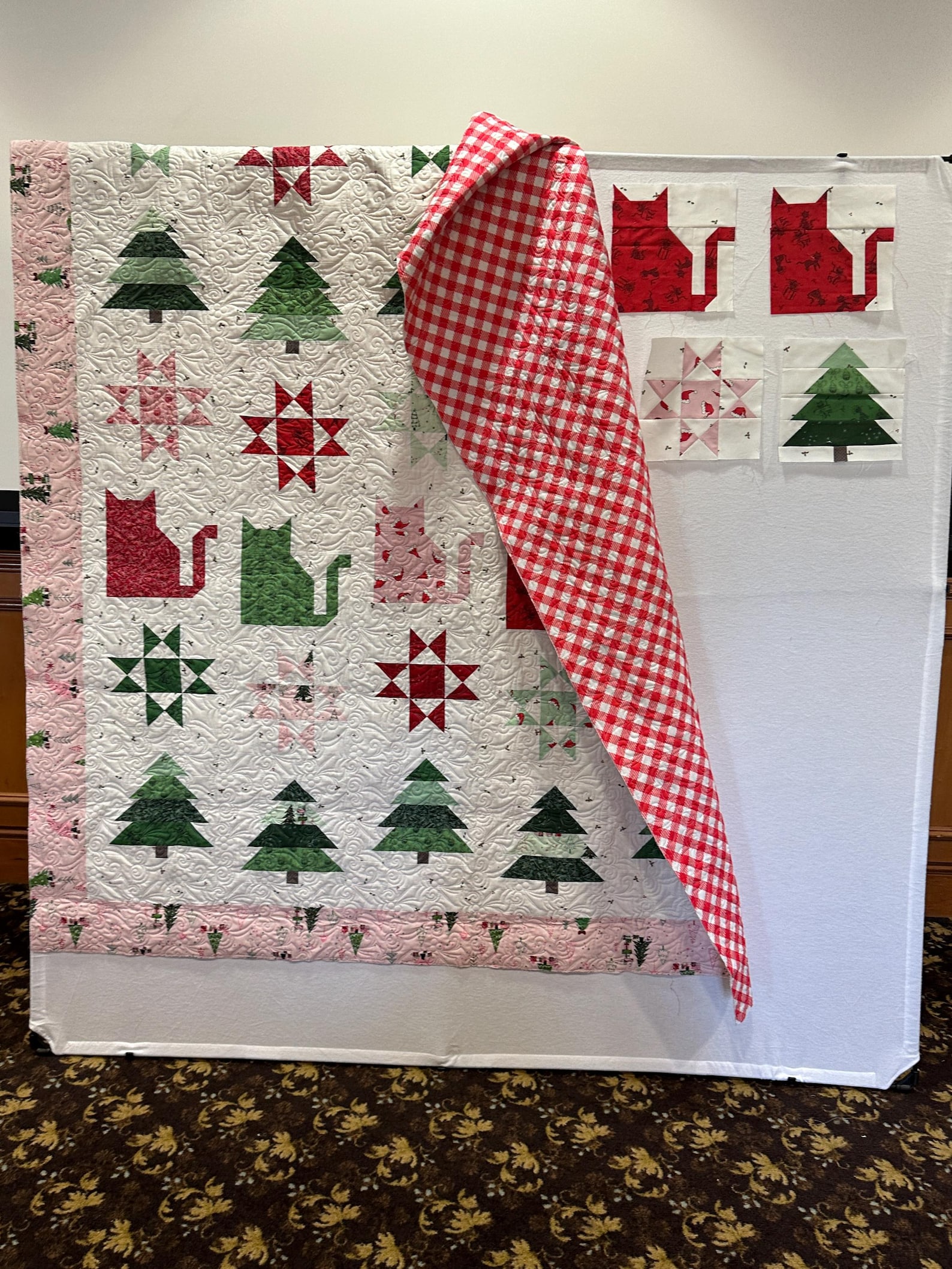 Scaredy Cat Christmas PDF Quilt Pattern - Etsy