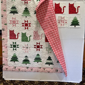 Scaredy Cat Christmas PDF Quilt Pattern - Etsy
