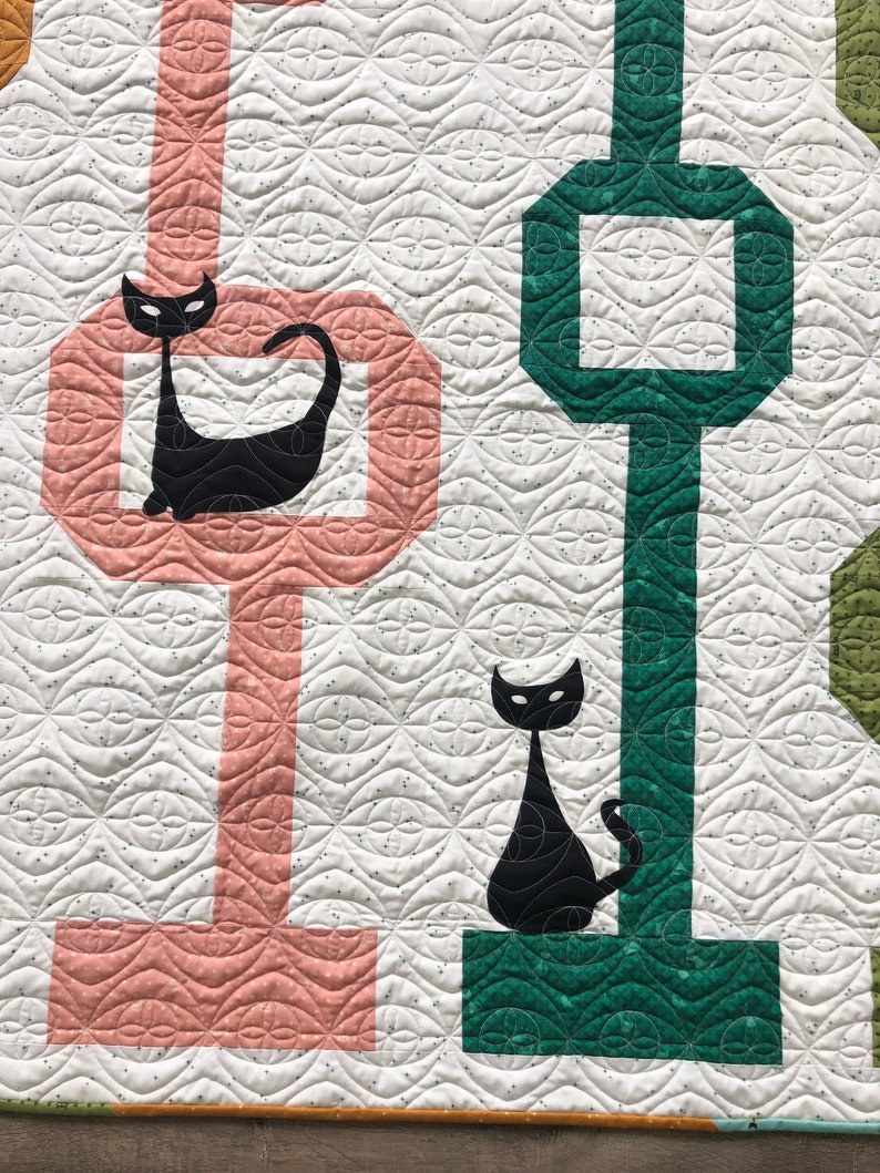 Mod Meow PDF Quilt Pattern - Etsy