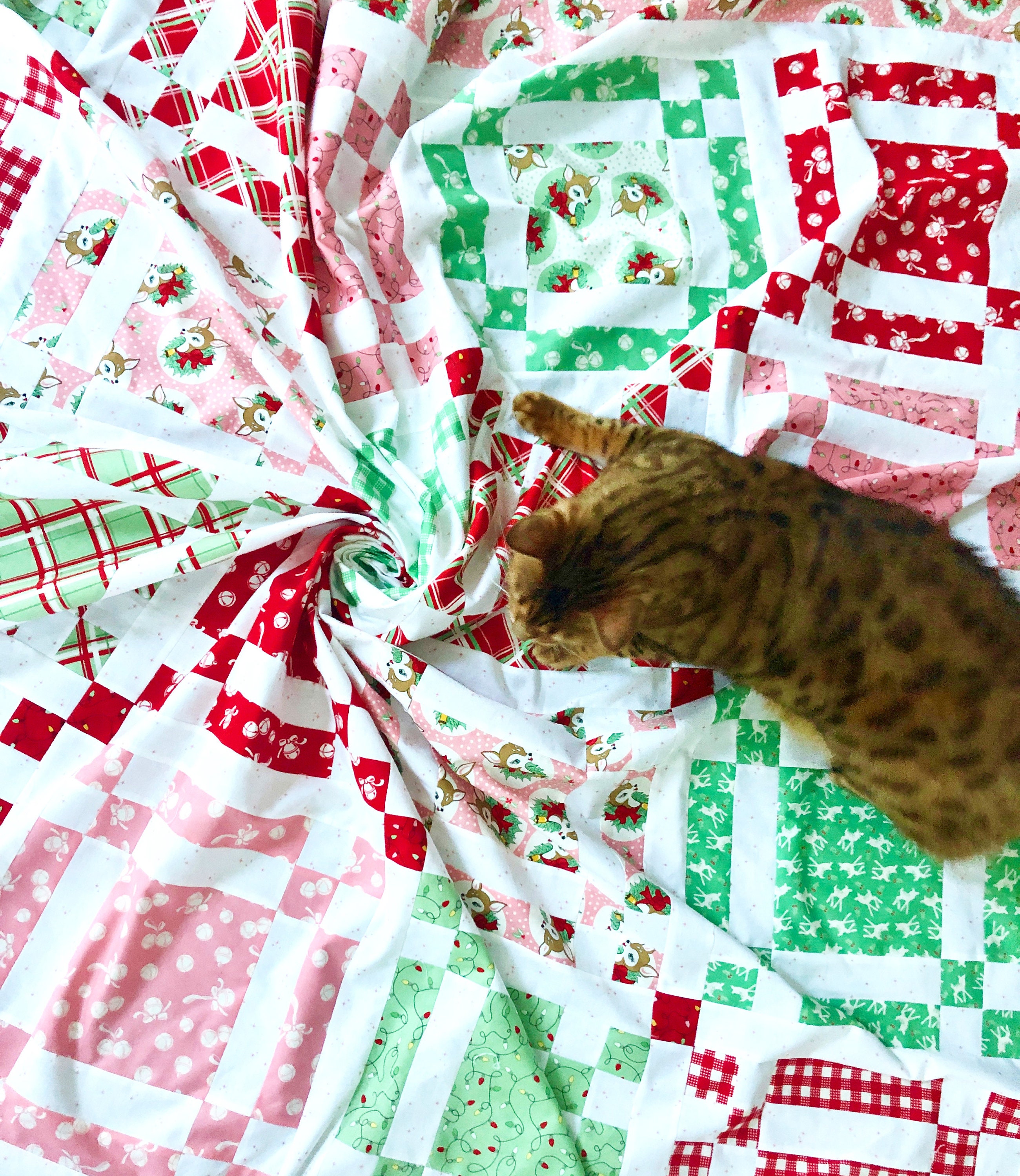 Garden Box PAPER Quilt Pattern, Fat Quarter Quilt Pattern, Digital ...