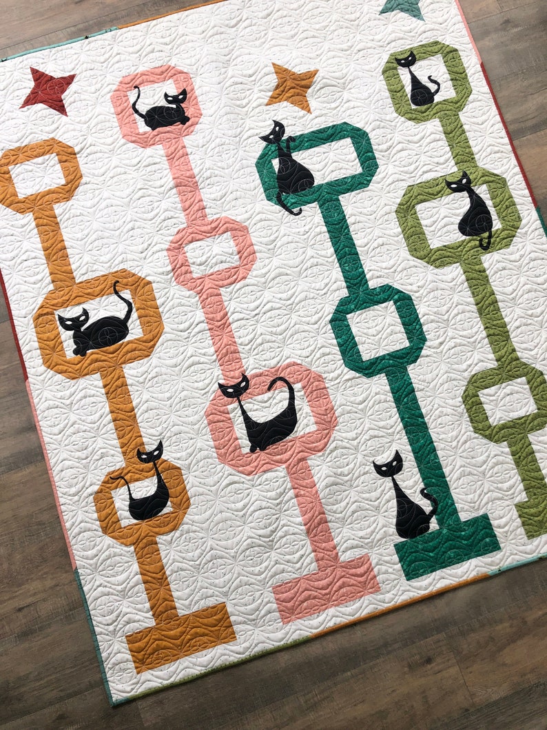 Mod Meow Paper Quilt Pattern - Etsy