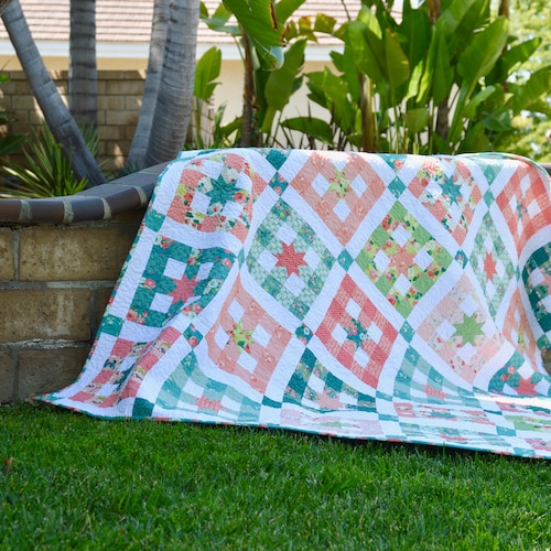 KANSAS CROSSROADS Pdf Quilt Pattern Throw Twin Queen & - Etsy