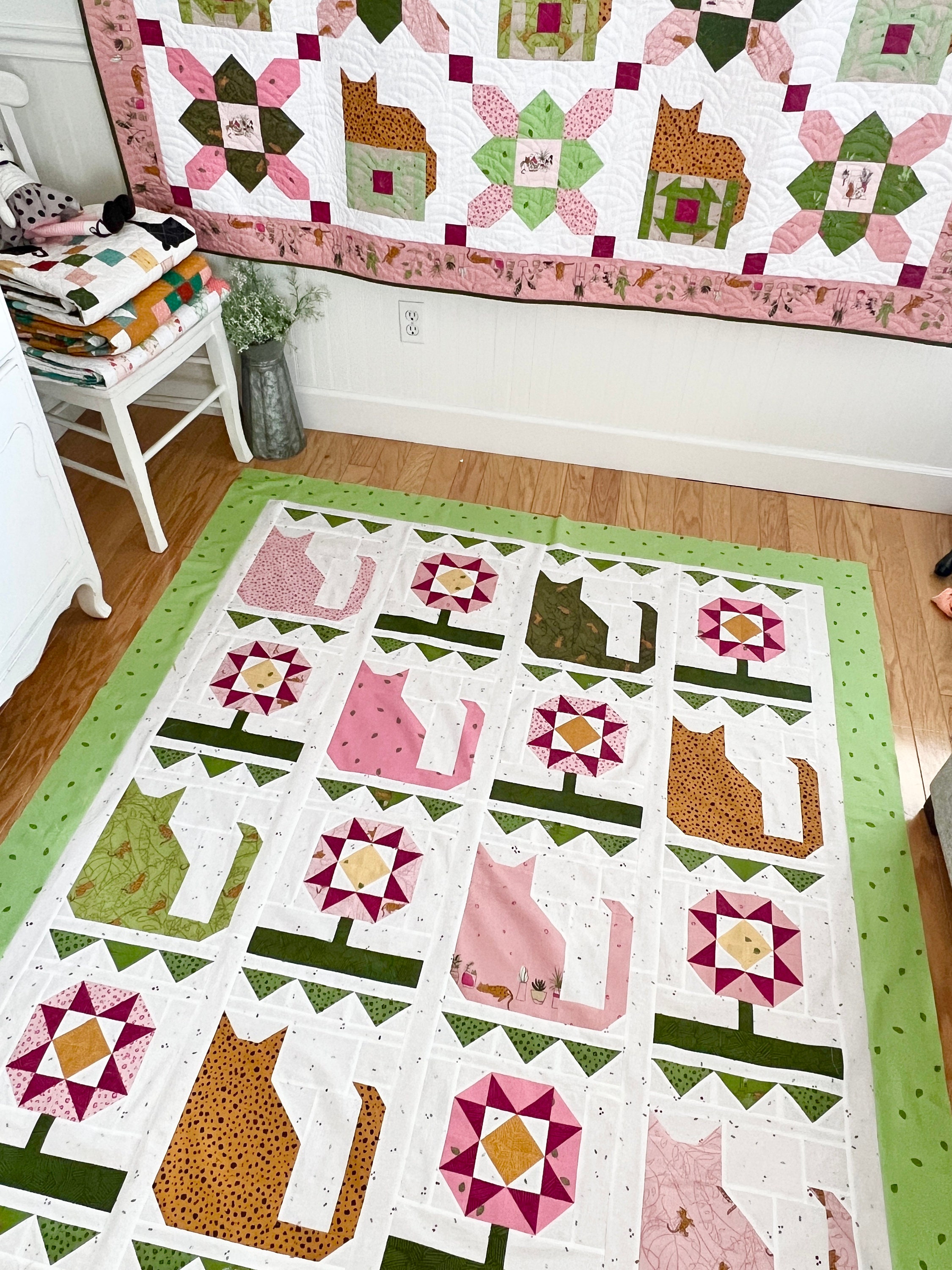 Charlotte's Garden Quilt Pattern PDF for Instant Download - Etsy