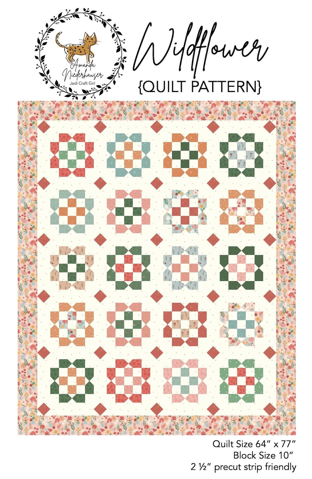 Wildflower Quilt Pattern PDF - Etsy