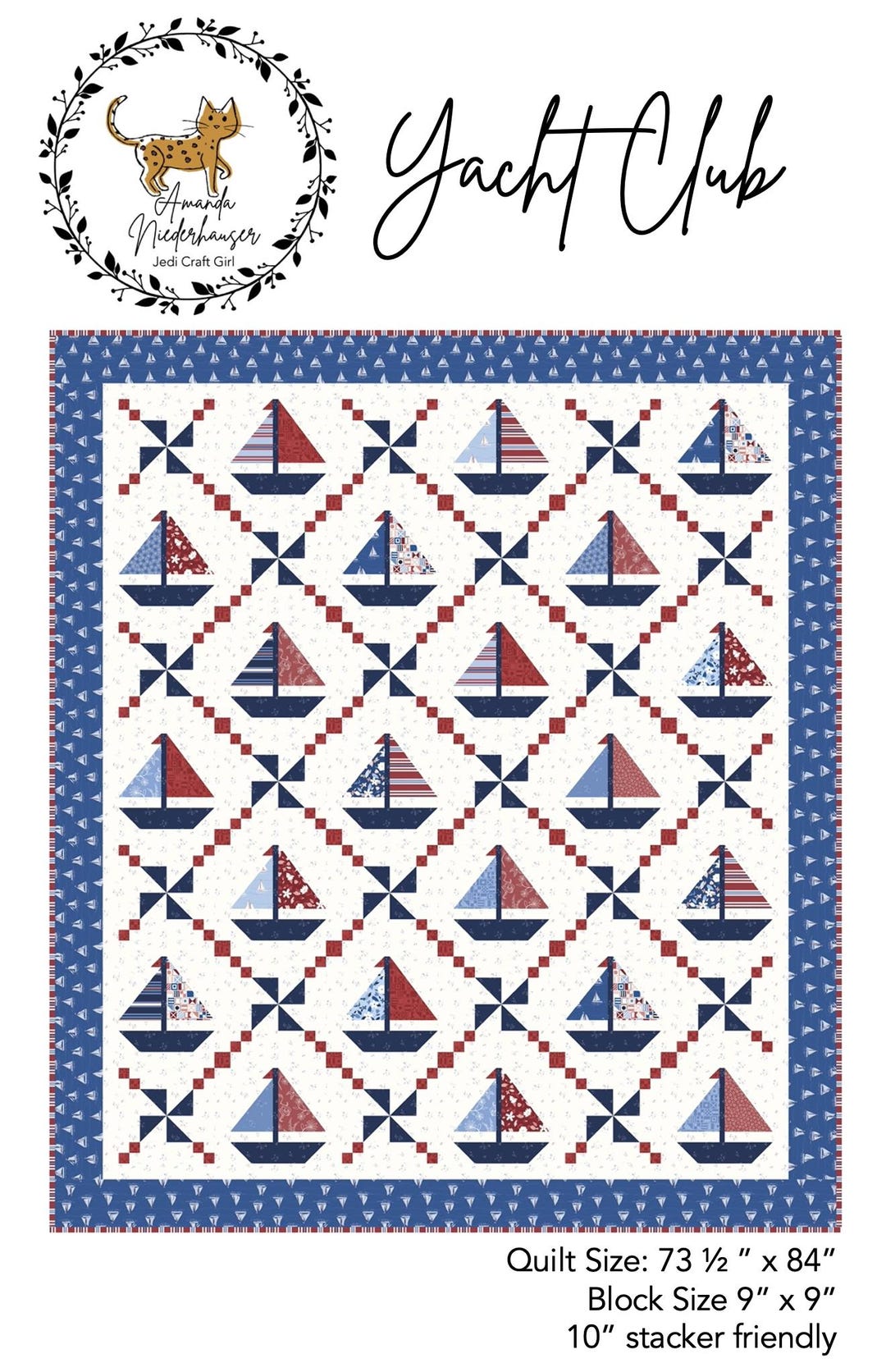 Yacht Club Quilt Pattern PDF - Etsy