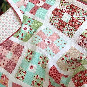 Uneven 9-patch Quilt PDF Quilt Pattern - Etsy