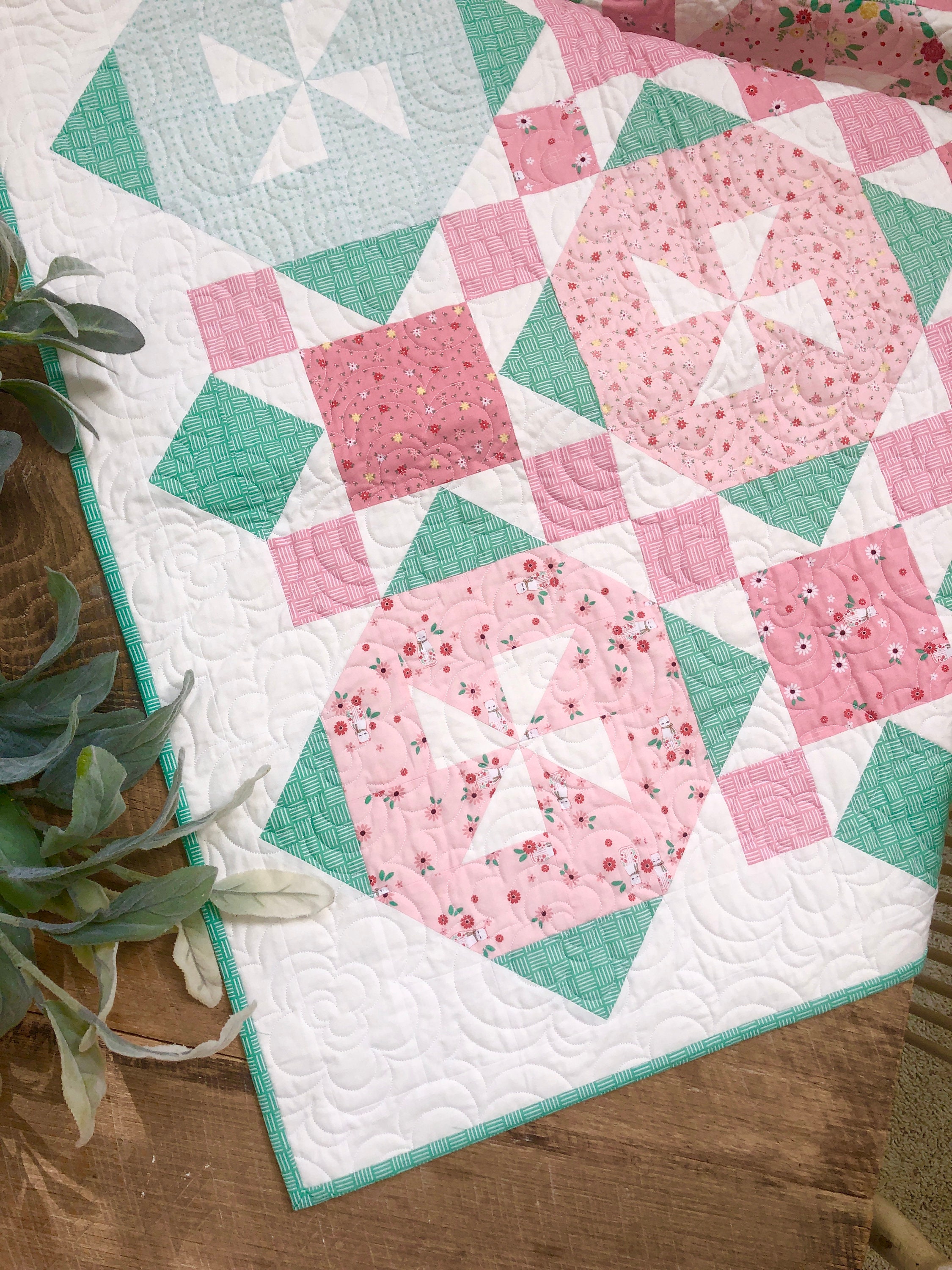 Rose Trellis Quilt Pattern, PDF Pattern, Instant DOWNLOAD - Etsy