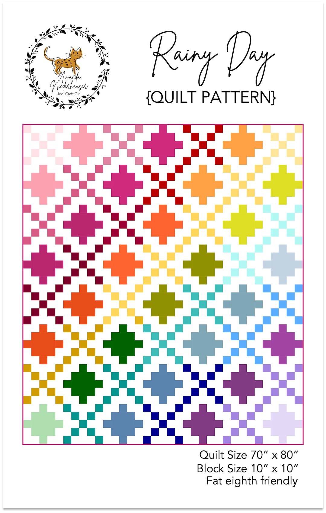 Rainy Day Quilt Pattern PDF - Etsy