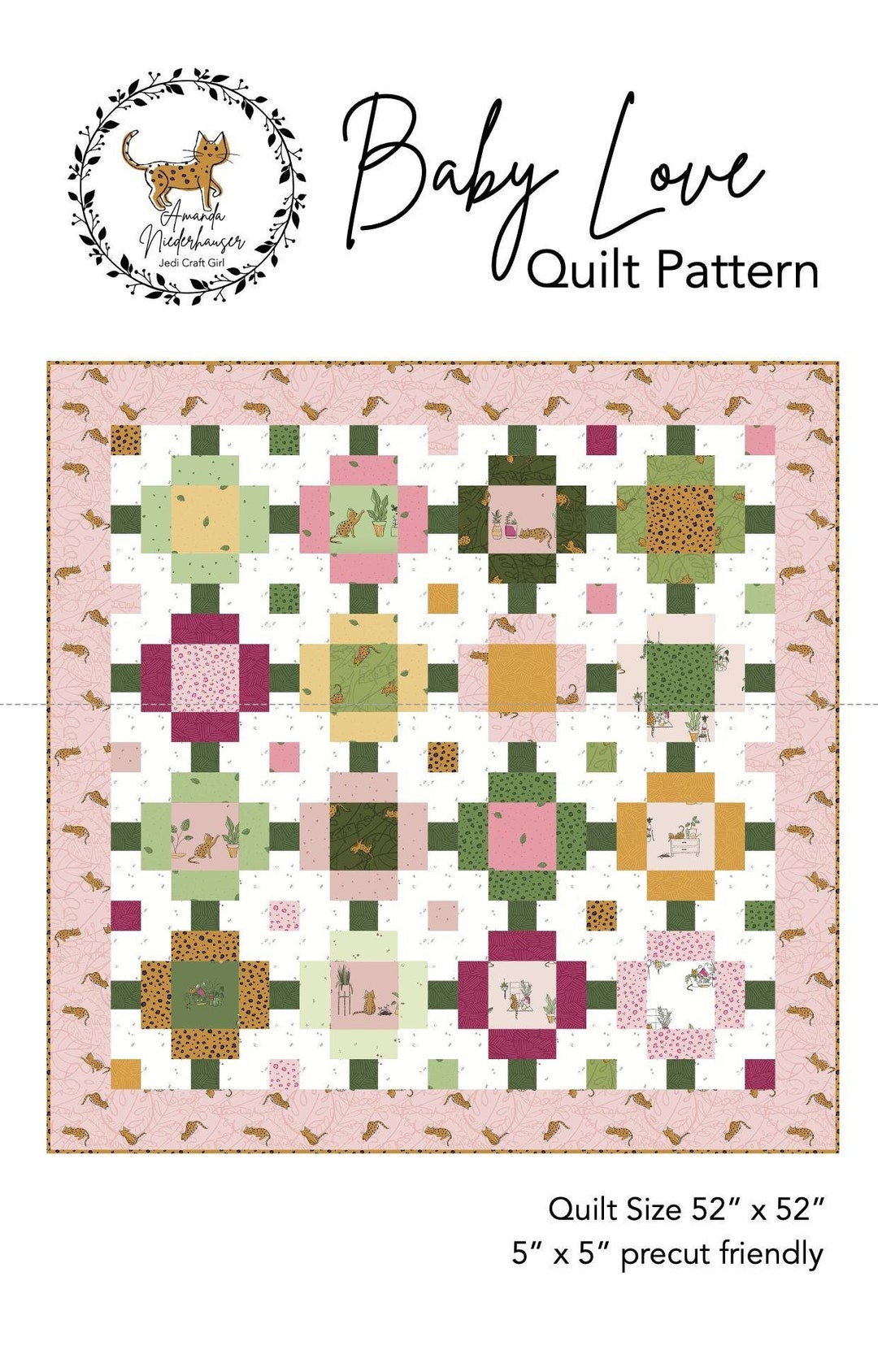 Baby Love Baby Quilt Pattern PAPER - Etsy