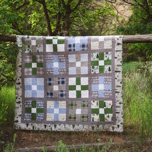 Uneven 9-patch Quilt PAPER Pattern - Etsy