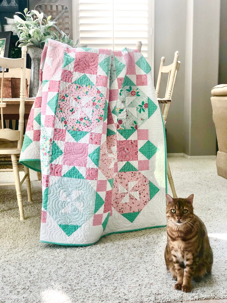 Rose Trellis Quilt Pattern, PDF Pattern, Instant DOWNLOAD - Etsy