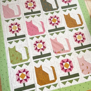 Charlotte's Garden Quilt Pattern PAPER - Etsy