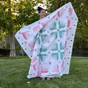 Hello Springtime Quilt Pattern, PDF Quilt Pattern, Spring Quilt - Etsy