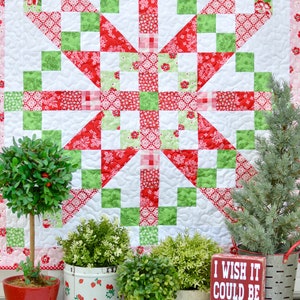 Vintage December Quilt Pattern, PDF Quilt Pattern for Instant Download ...