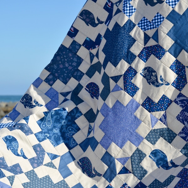 Whale Quilt Pattern - Etsy
