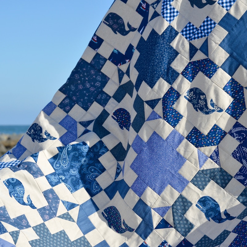 Whale Quilt - Etsy