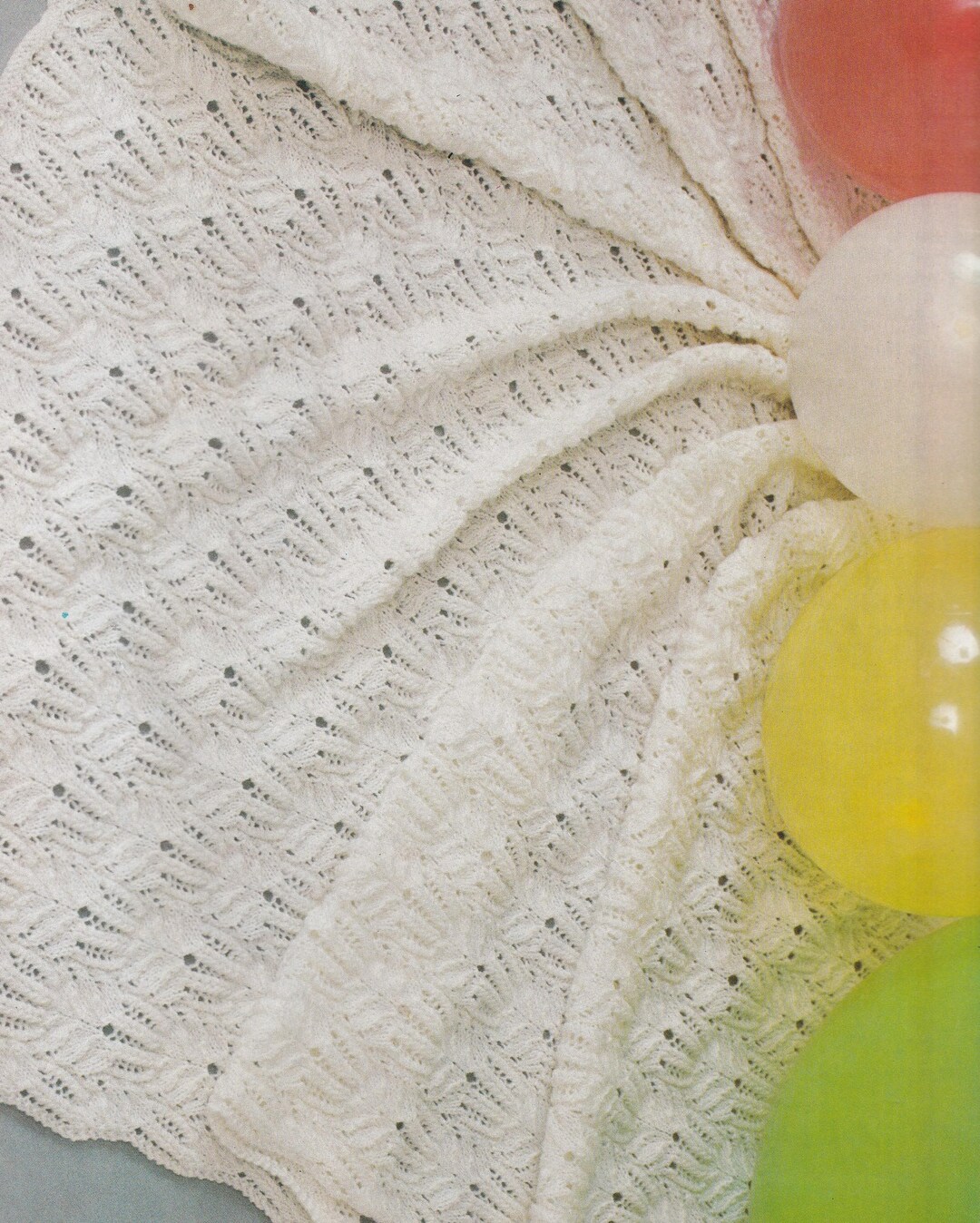 Vintage Baby Knitting Pattern: 3 Ply Shawl (PDF Pattern) - Etsy