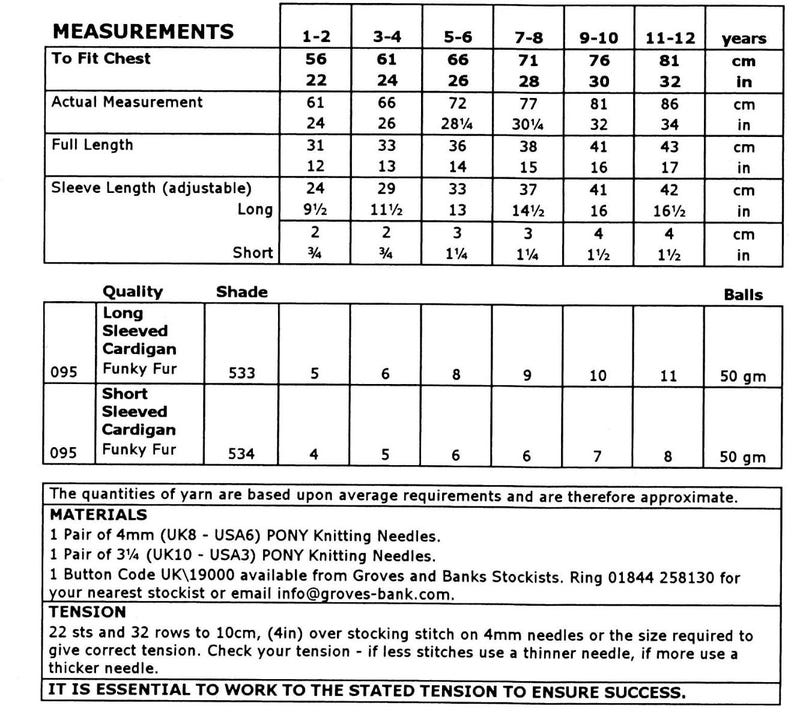 Knitting Pattern for Girls Eyelash Cardigans Boleros in Sizes 22 to 32 ...