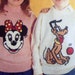Mickey and Minnie Mouse Knitting Pattern Sweaters for Children and ...