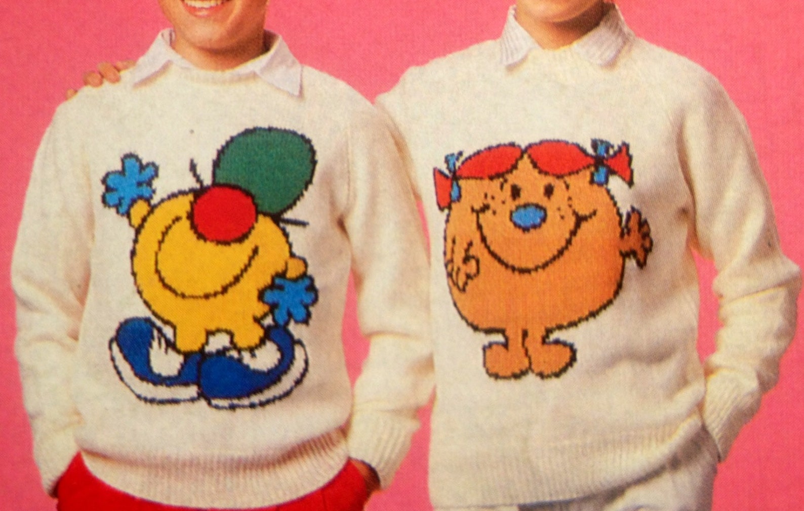 Mr Men and Little Miss Knitting Pattern Sweaters for Children and ...