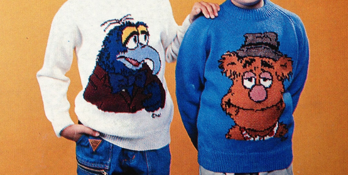 The Muppets knitting pattern for sweaters to fit child to | Etsy