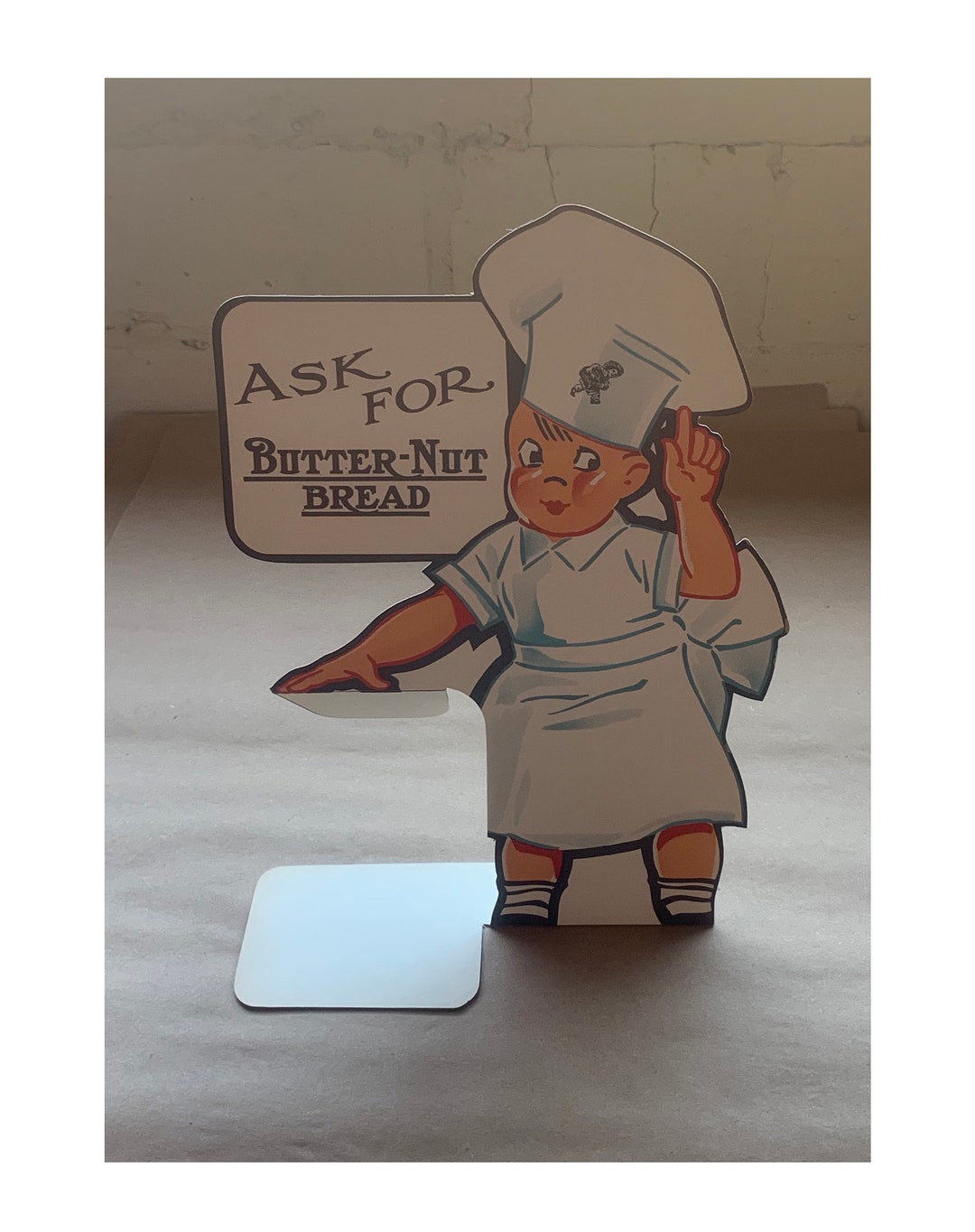 Standing Butter-nut Bread Sign, Butternut Bread, Bread Advertisement ...