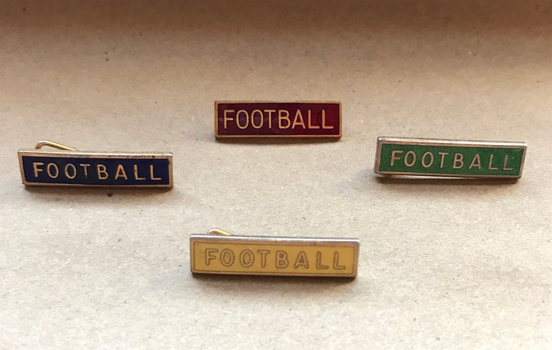 Football Vintage School Sports Pin - Etsy