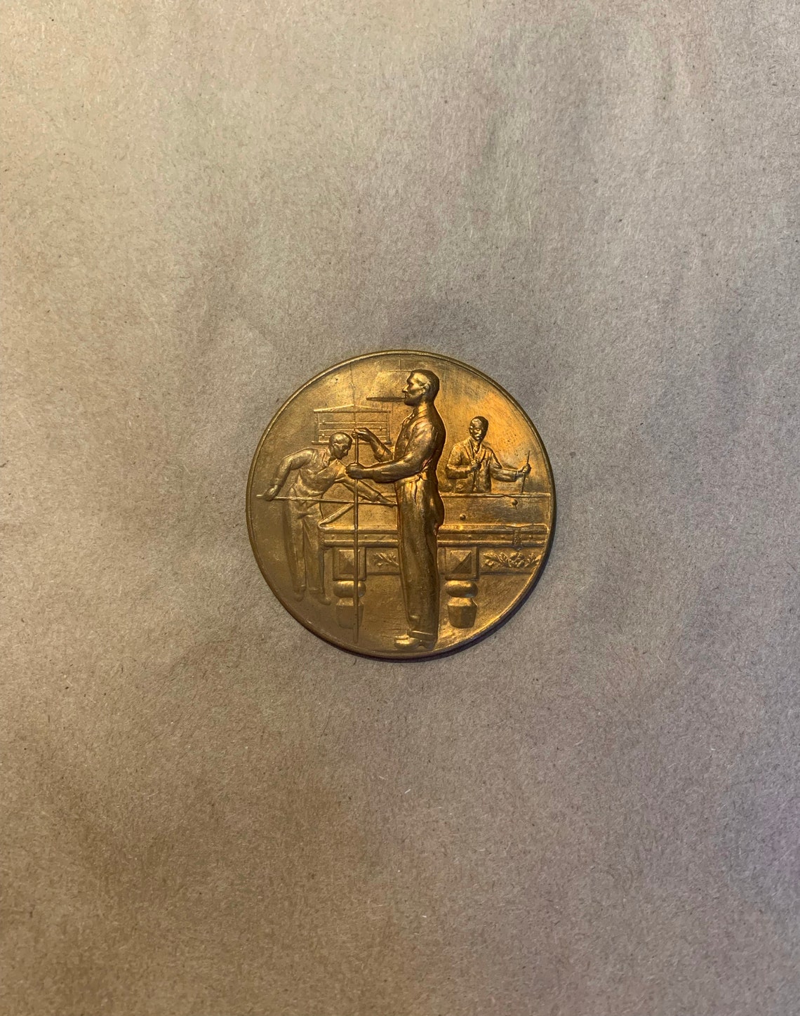 Billiards Sports Medal Pool Sports Medal Vintage Medal - Etsy