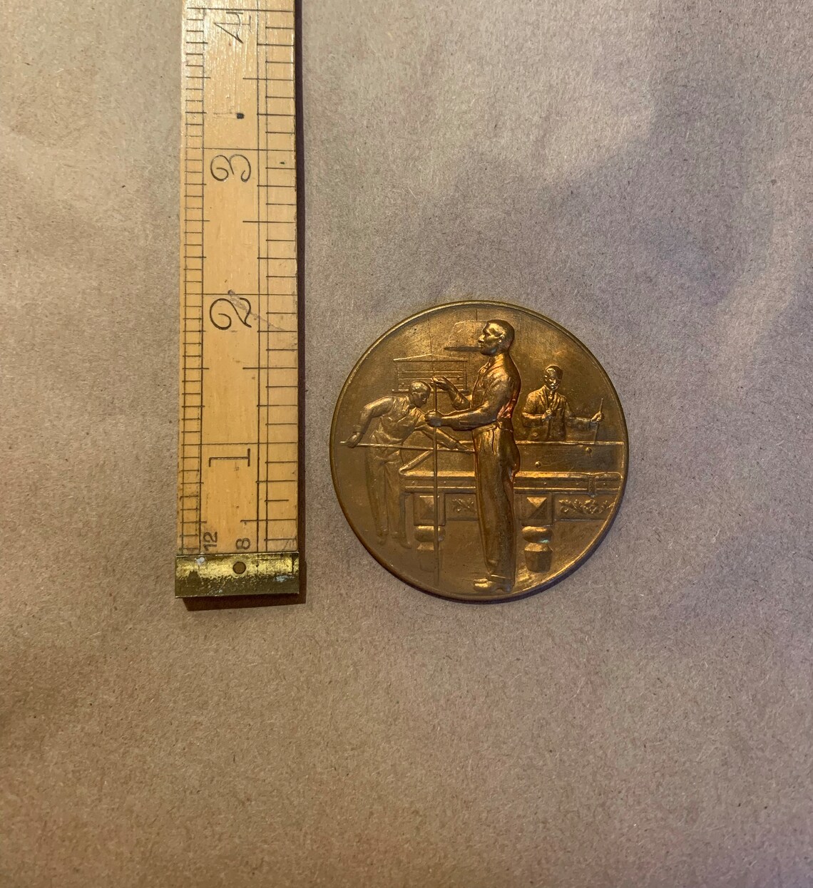 Billiards Sports Medal, Pool Sports Medal, Vintage Medal, Sports Medal ...