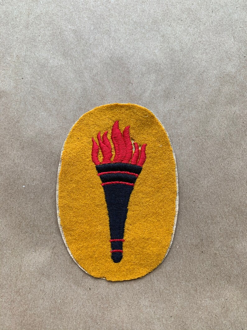 Torch Patch Fire Patch Vintage Patch European Patch DIY - Etsy