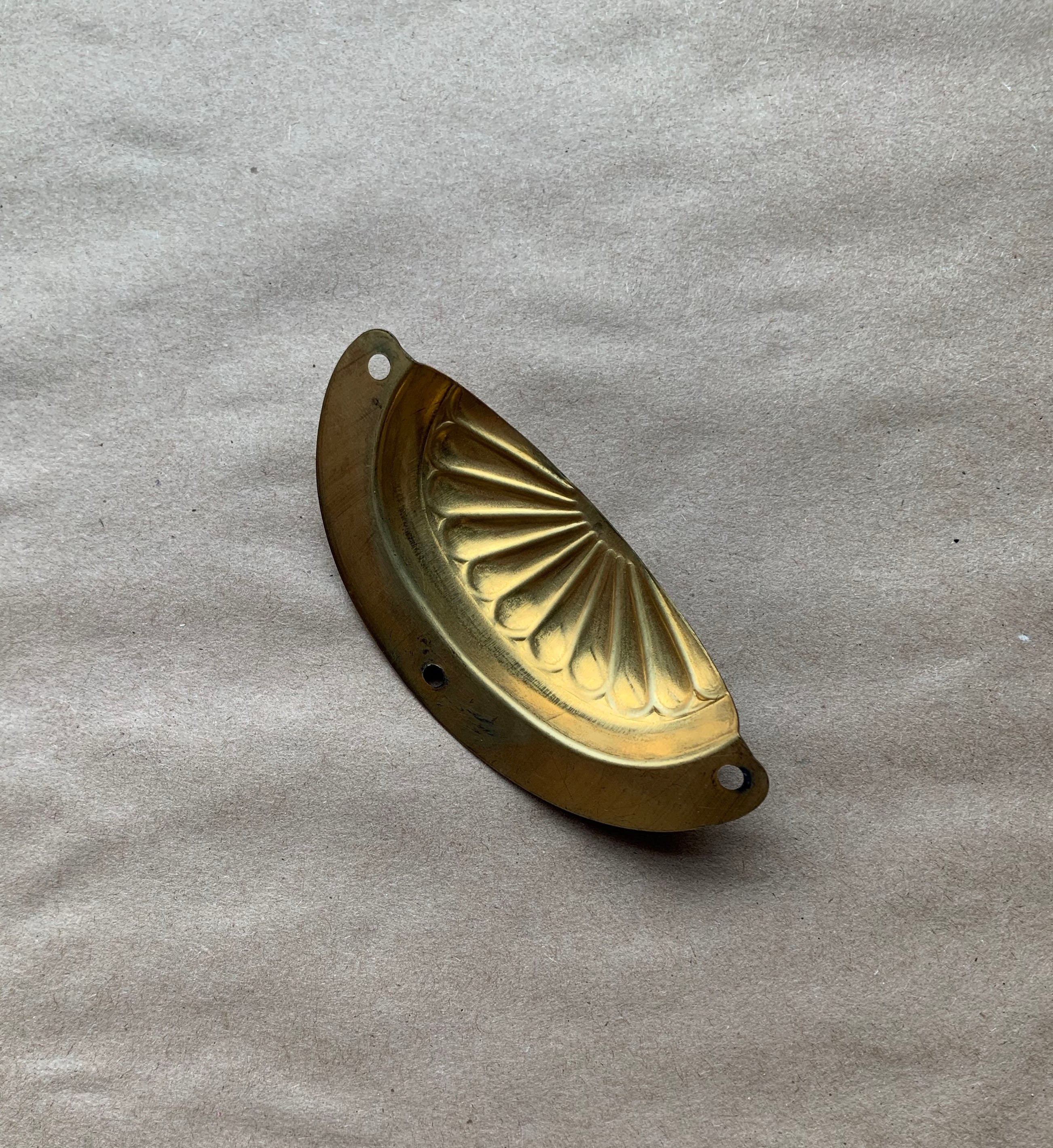 Decorative Cup Pull Shell Pull Sunrise Vintage Hardware | Etsy