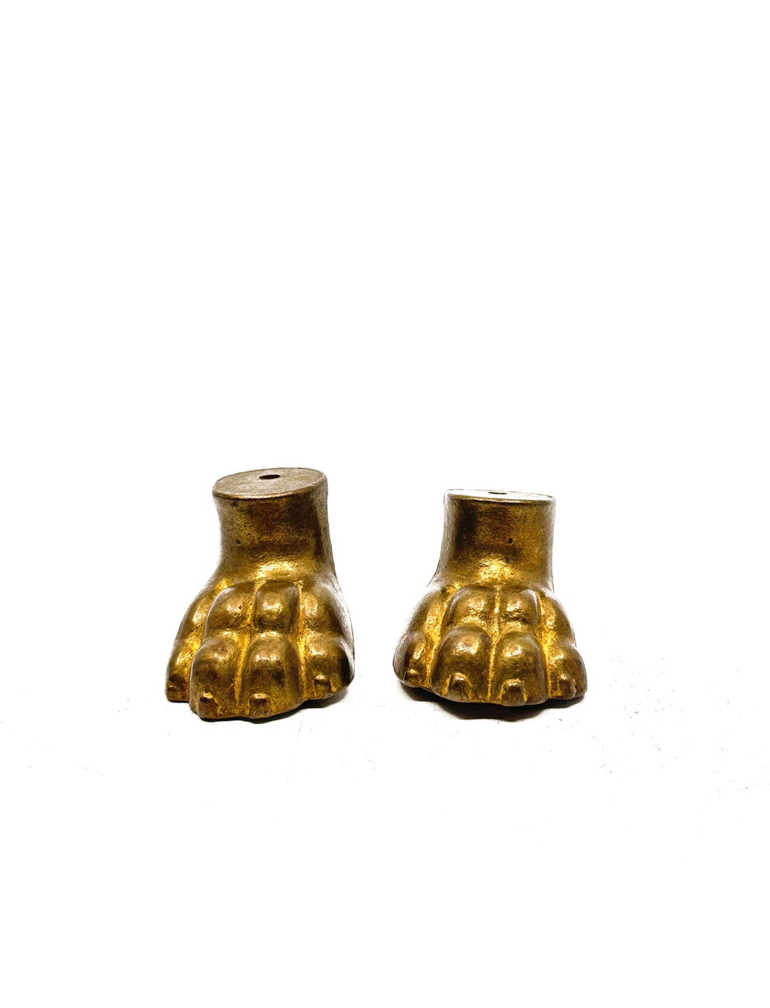 Pair of Brass Feet, Decorative Hardware, Brass Ormolu, DIY, Craft ...