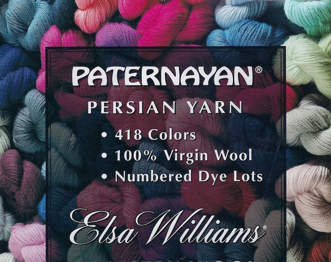 Paternayan Persian Yarn Paper Color Card Booklet - Etsy