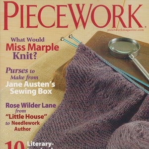 Piecework Magazine Needlework (knitting, Crochet, Embroidery, Quilting ...