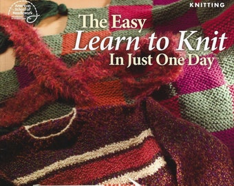 Learn to Knit Book - Etsy