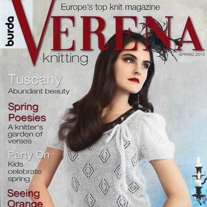 Burda Knitting Magazine - Verena - Sweater, Cardigan Patterns - Select ...
