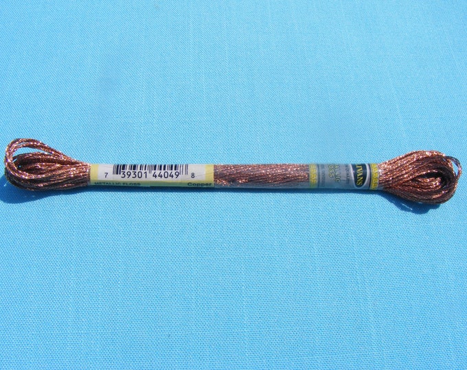 DMC Metallic Embroidery Thread 43.7yd gold or Silver - Etsy